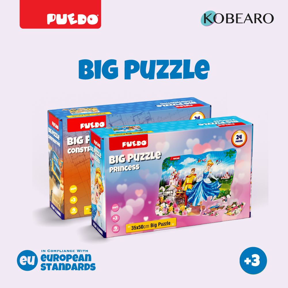 Big Puzzle (2 Variations: Princess, Construction) – Kobearo Sdn Bhd